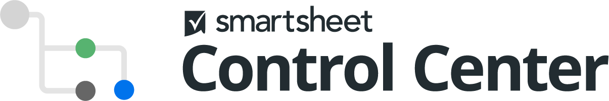 Smartsheet Control Center - Prodactive